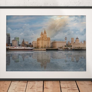 The Liverpool Skyline Print | Digital Download | Printable Wall Art ...