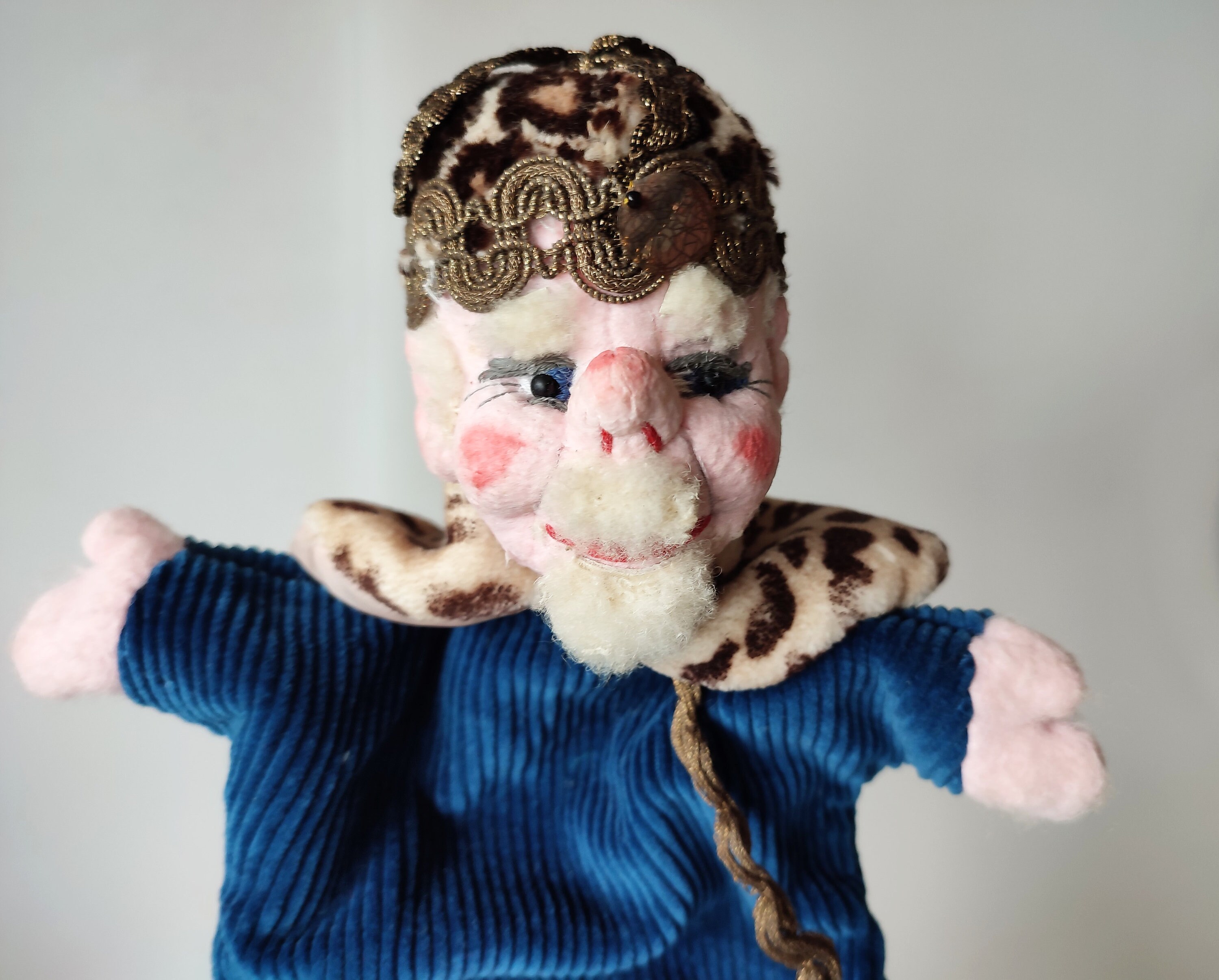 2 Dresden Collector's Dolls 1960s Artist Hand Puppets for Punch and ...