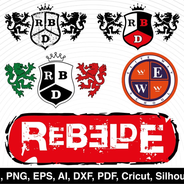 Rebelde logo png - Etsy México
