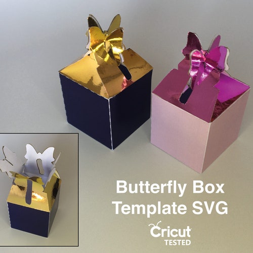 Butterfly Box SVG Butterfly Gift Box Template Twist Box - Etsy UK