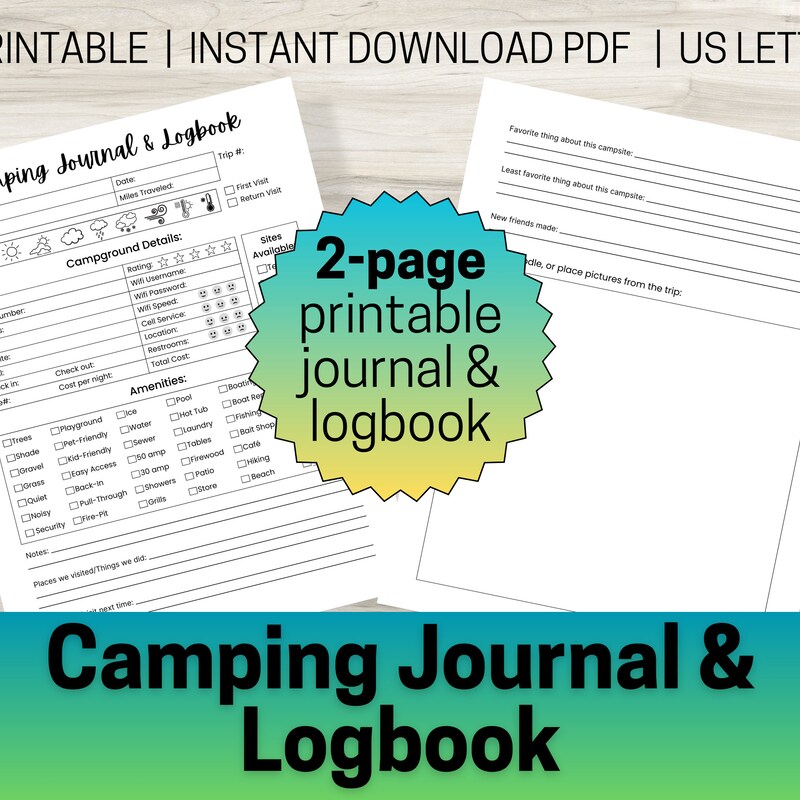 Travel Log Book - Etsy