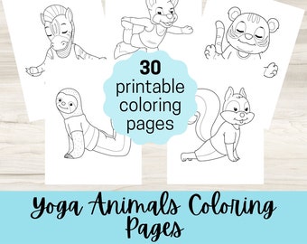 Animals Doing Yoga - Etsy