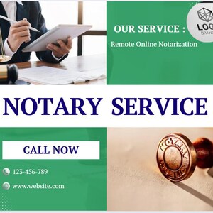 Instant Digital Notary Ad Templates – Promote Your Services Today! - Etsy