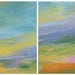 True Colours Abstract Landscape Art Print - Etsy
