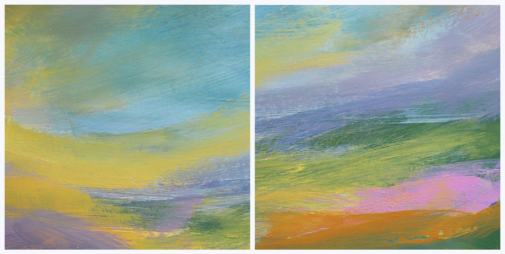 True Colours Abstract Landscape Art Print - Etsy