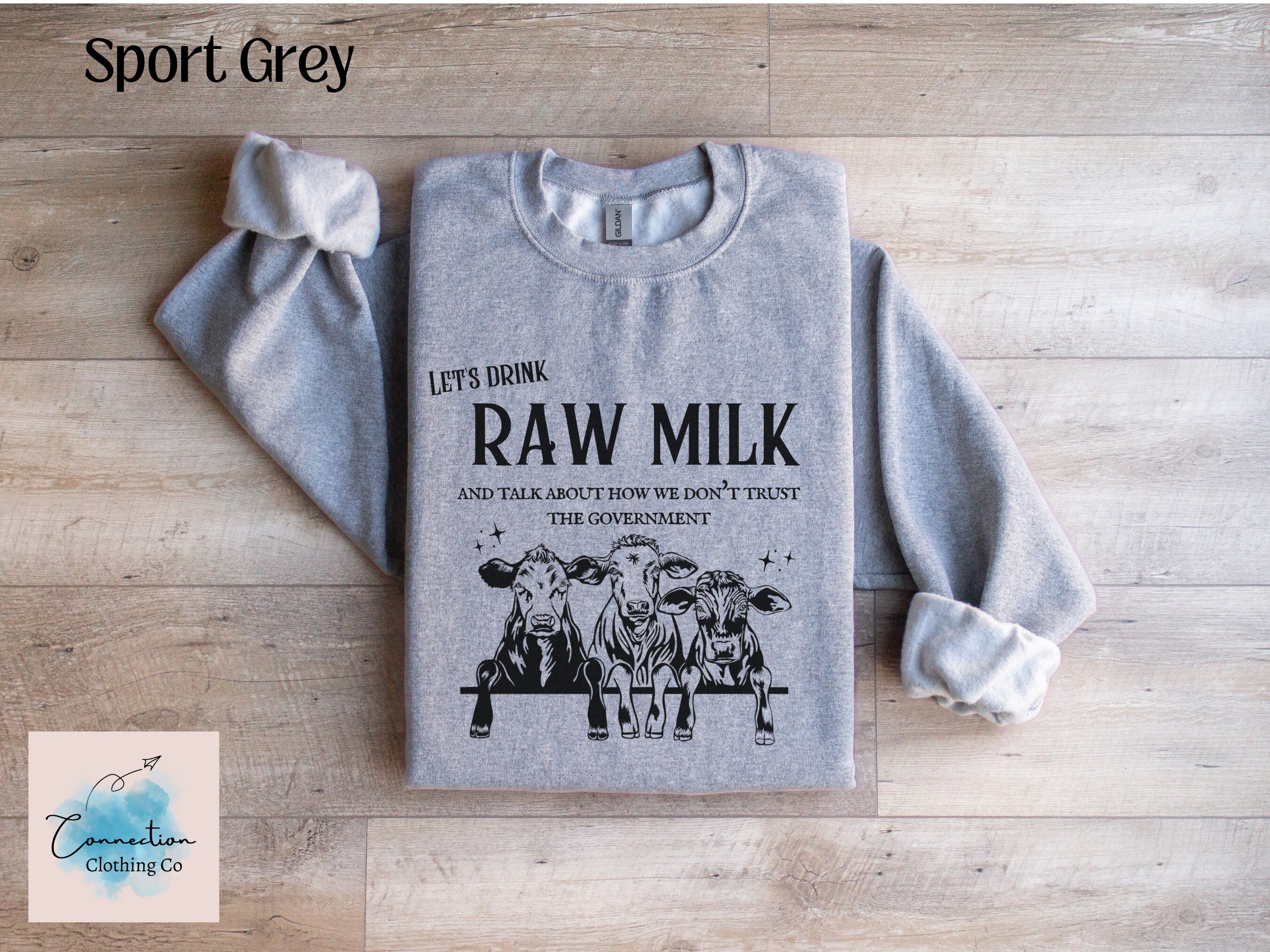 Support Local Farmers Shirt Raw Milk Shirt Farmer Sweatshirt ...