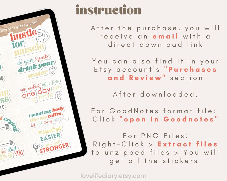 45 FITNESS MOTIVATION STICKERS Digital Workout Sticker Precropped ...