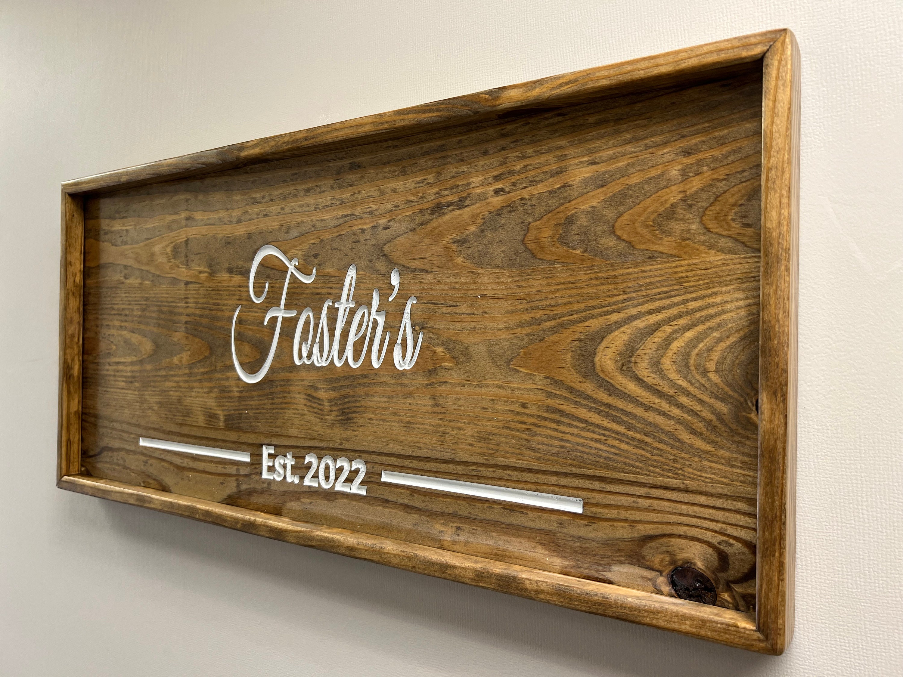 Custom Engraved Wedding Sign | Wedding Sign Board| Perfect Wedding Gift ...