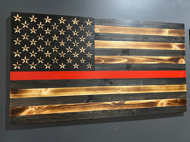 Custom Wooden American Flag Configure Your Own Unique Flag No Upcharge ...