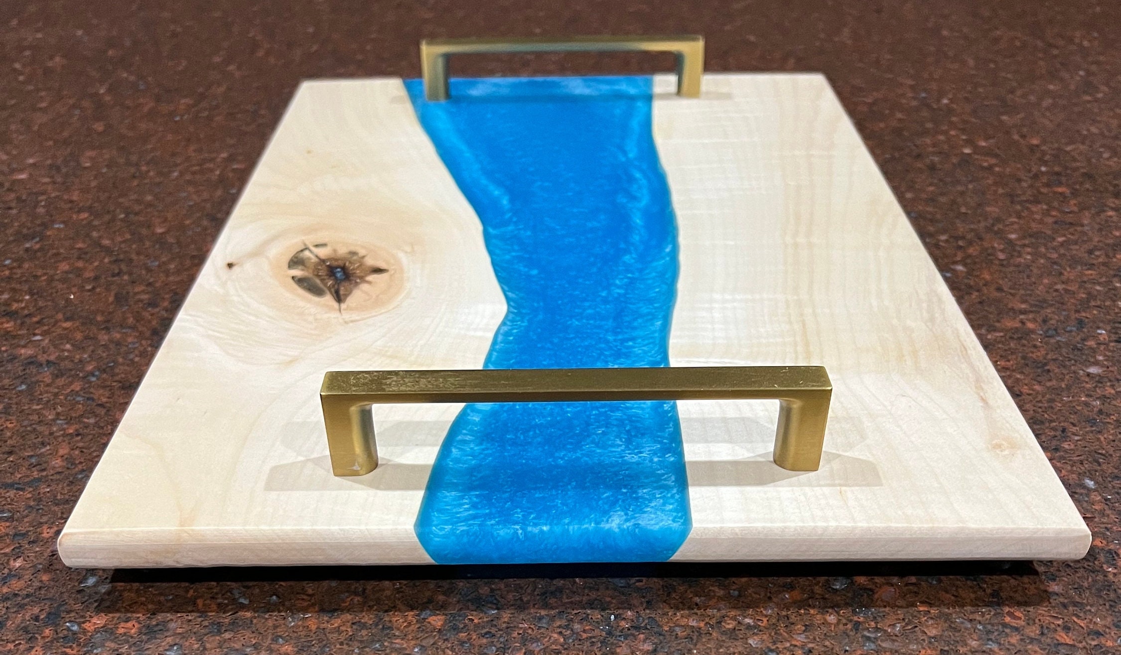 Epoxy River Serving Tray | Customizable! - Etsy