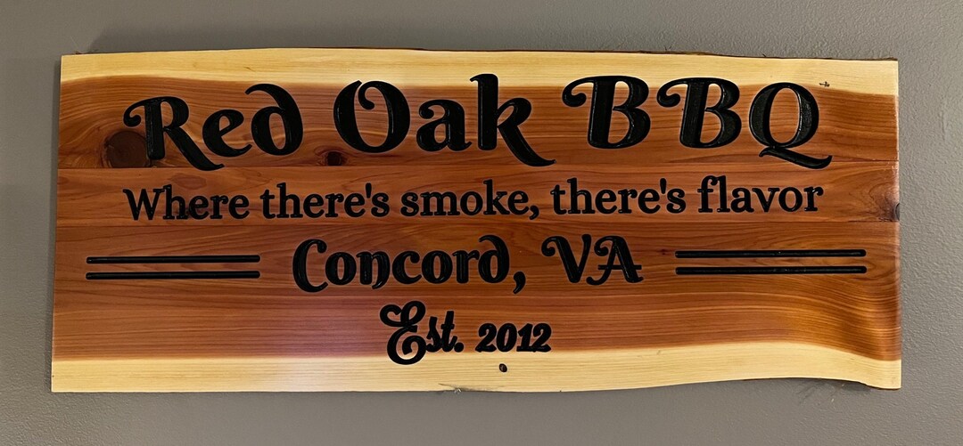 Engraved Live Edge Sign | Custom Sign - Etsy