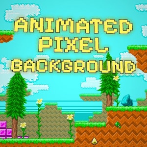 Animated Pixel Background : Customizable for Zoom or Google Meet - Etsy