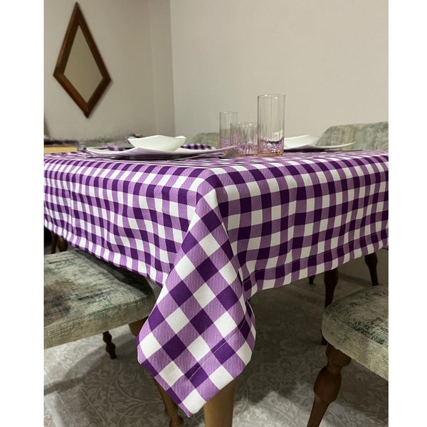 Purple Tablecloth - Etsy