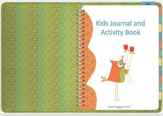 Printable Kids Journal and Activity Book | Etsy