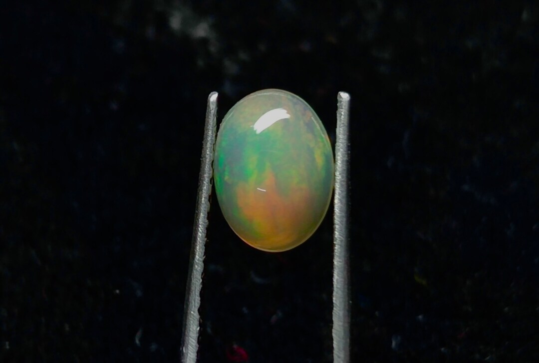 Ethiopian Fire Opal Cabochon .... Natural Fire Opal Cabochon ... 0.85 ...