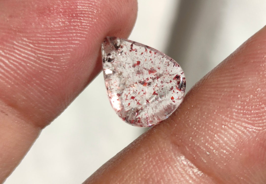 Natural AAA Quality LEPIDOCROCITE Cabochon ... Blood Shot Super Seven ...