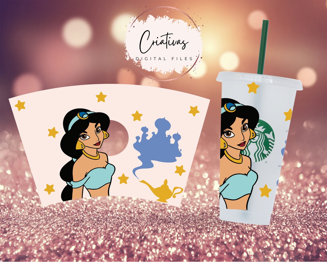 Starbucks Wrap Jasmine Starbucks Wrap Alladin Starbucks - Etsy