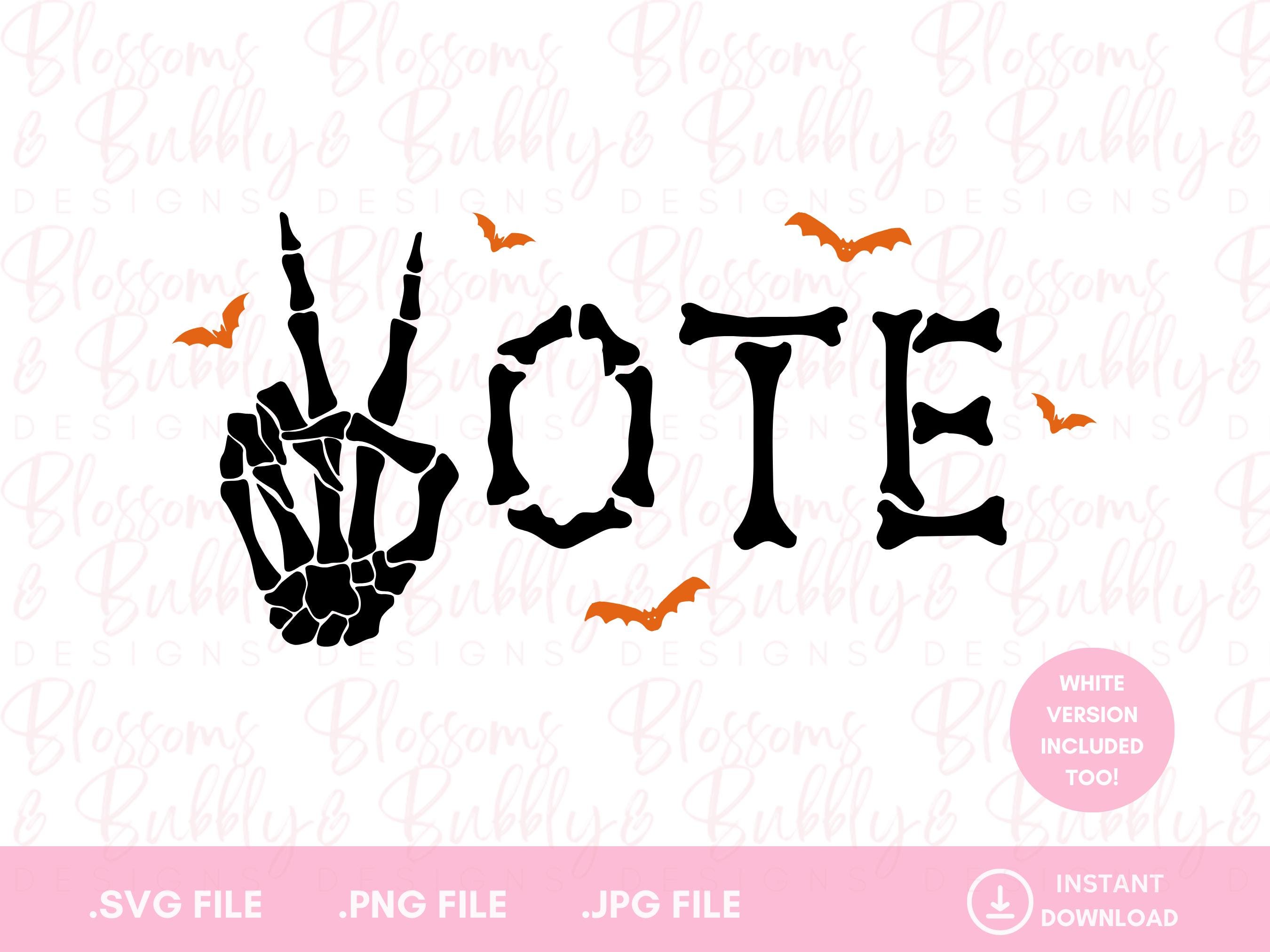 Political Halloween Vote PNG SVG Skeleton Political Shirt SVG Skeleton ...