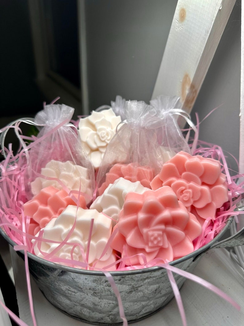 Set of 3 Soap With Scent of Peonies - Flowers and Succulents - Etsy