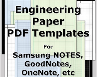 Onenote Pdf Paper Template - Etsy UK
