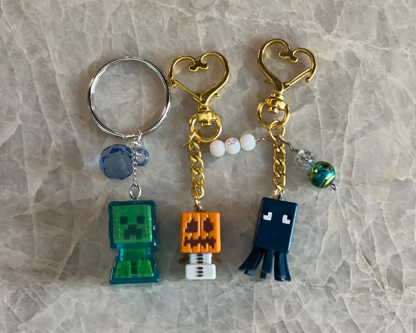 Minecraft Keychains - Etsy
