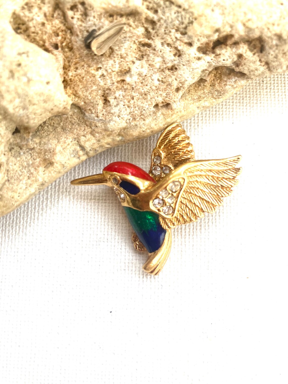 Vintage Atwood and Sawyer Hummingbird Brooch, Pin - Etsy