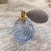 Vintage Glass Perfume Bottle With Puffy - Etsy