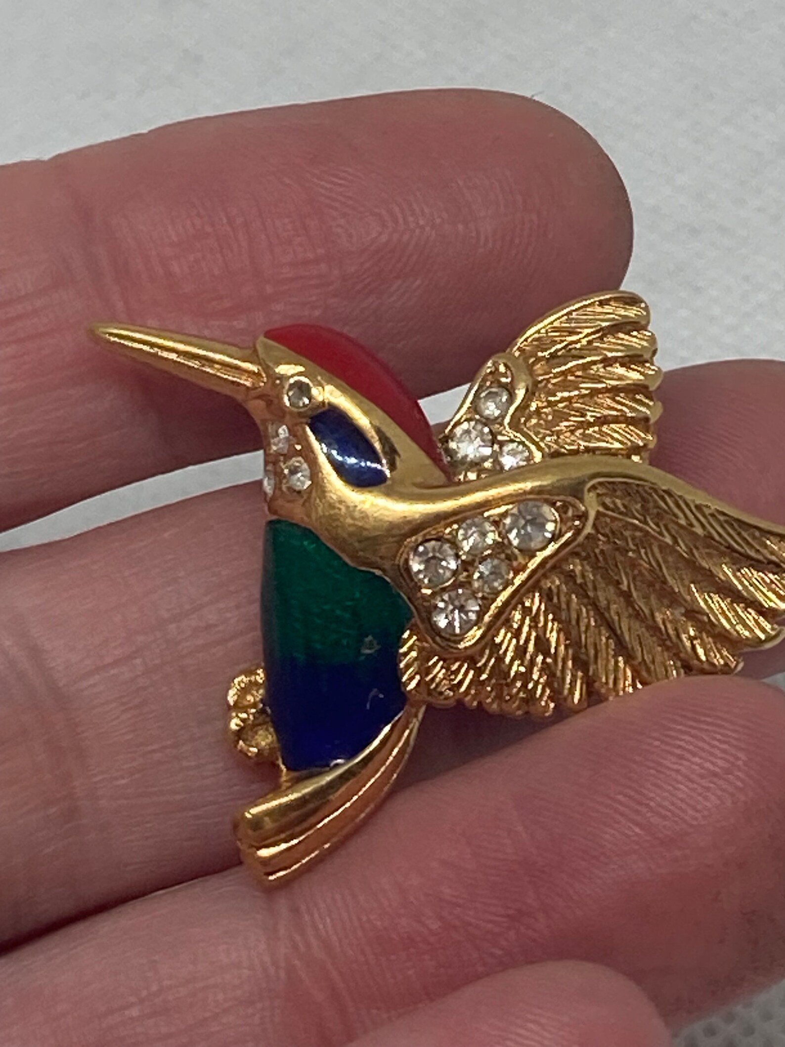 Vintage Atwood and Sawyer Hummingbird Brooch, Pin - Etsy