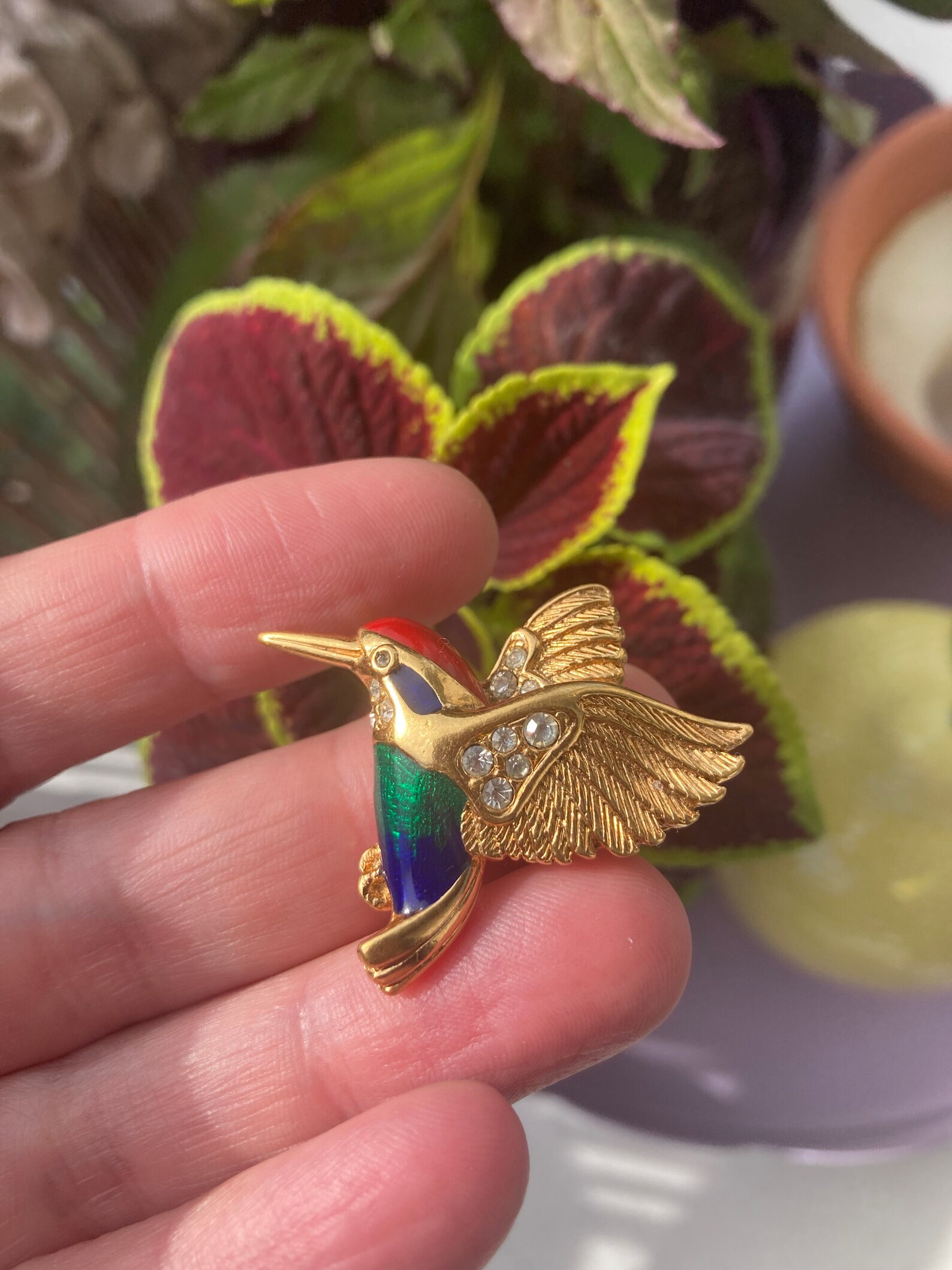Vintage Atwood and Sawyer Hummingbird Brooch, Pin - Etsy