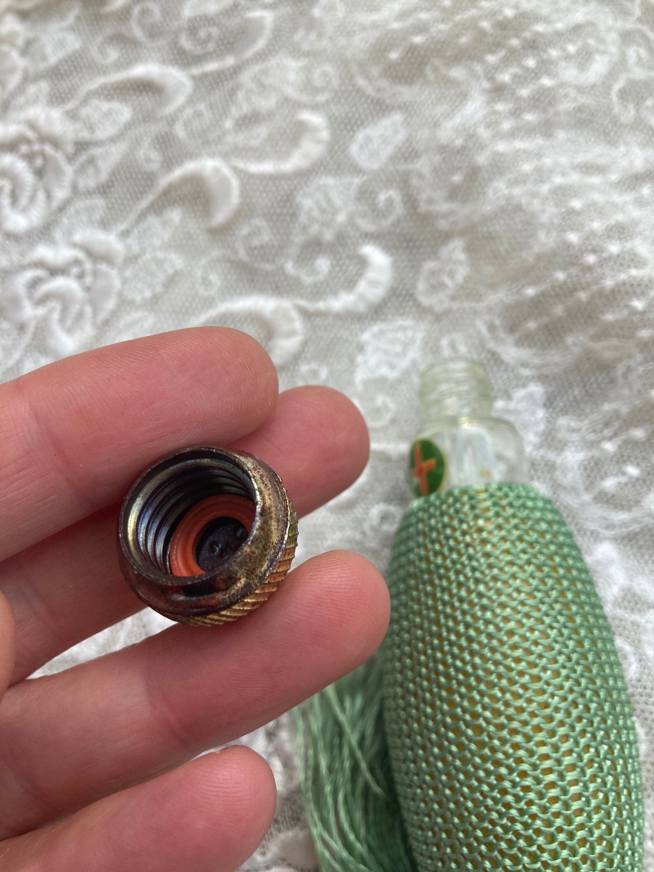Vintage Green Bora Parfum Bottle Atomizer - Etsy