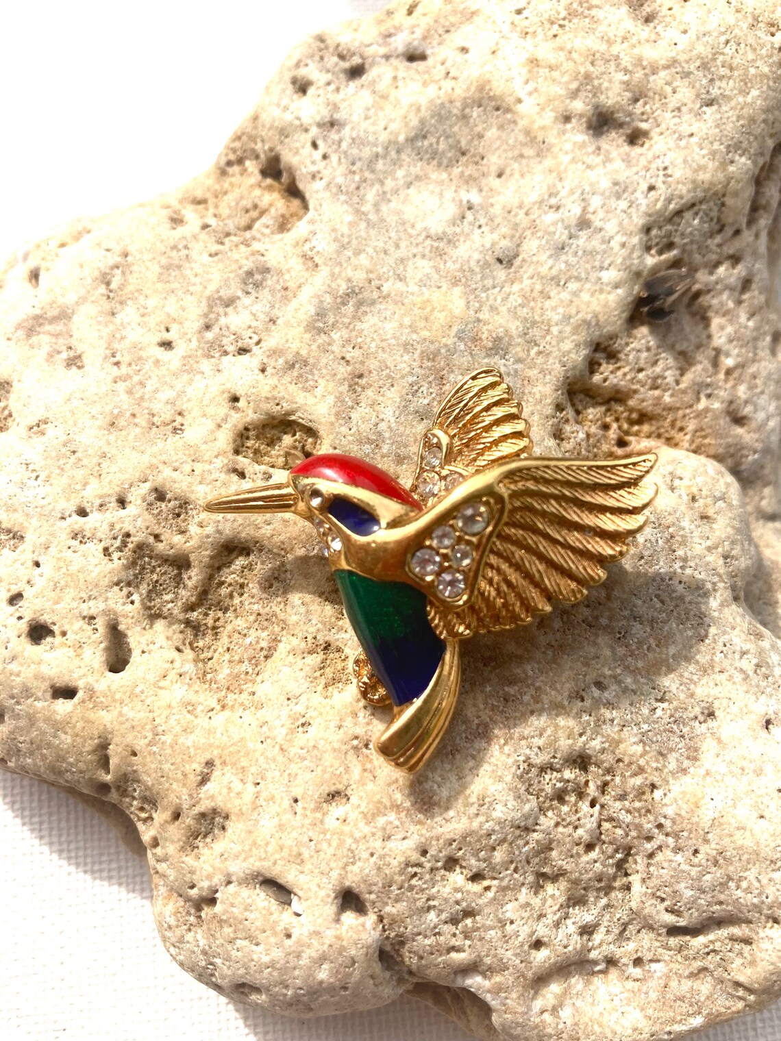 Vintage Atwood and Sawyer Hummingbird Brooch, Pin - Etsy