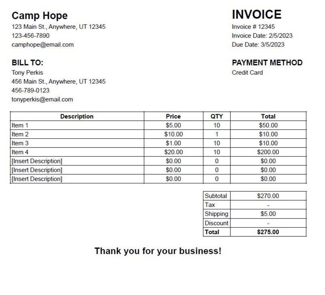 Modèle de facture Modèle de facture Google Sheets Modèle de facture ...