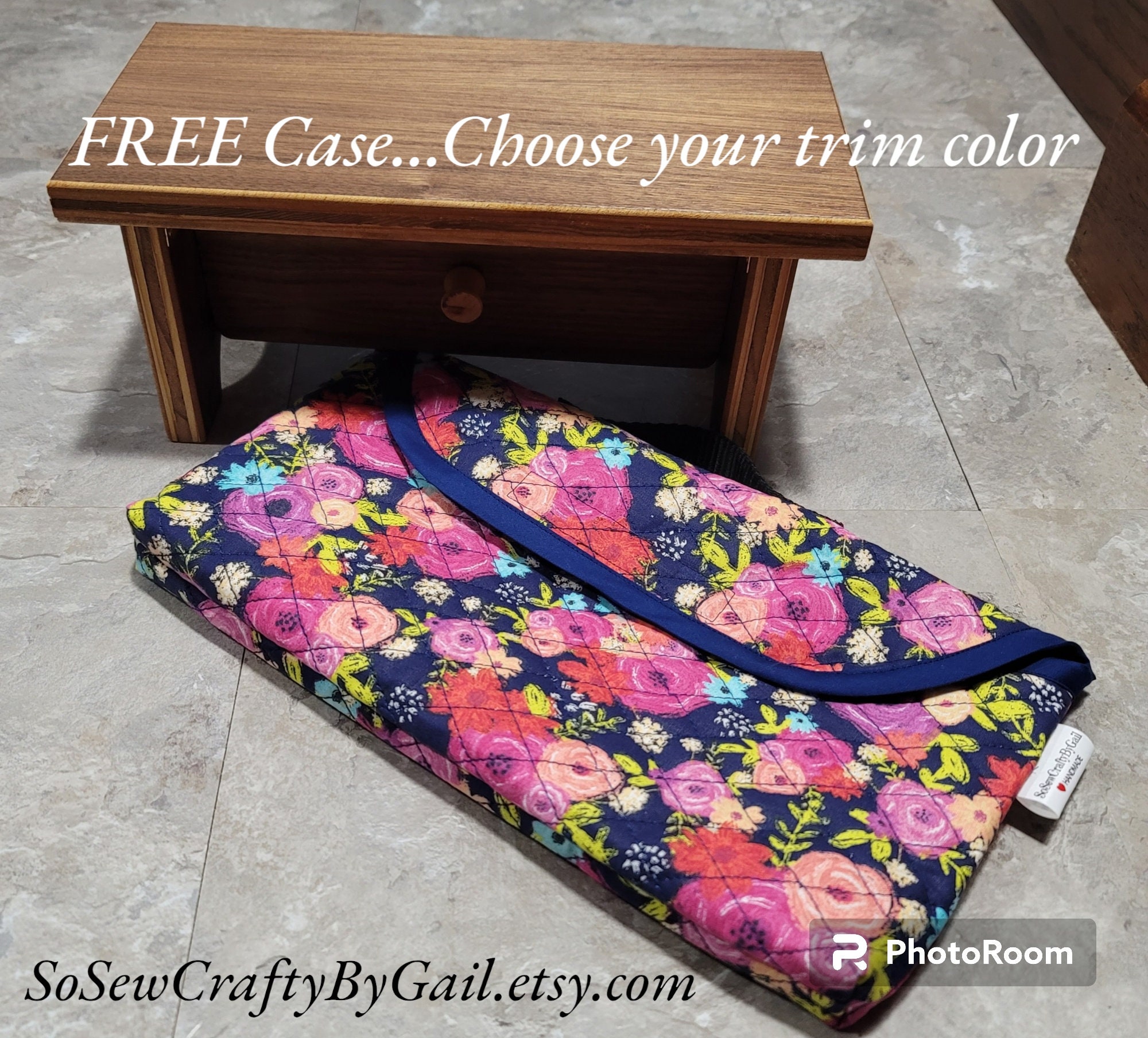 Handcrafted Heirloom Quality Portable Folding Foot Rest / Stool With ...
