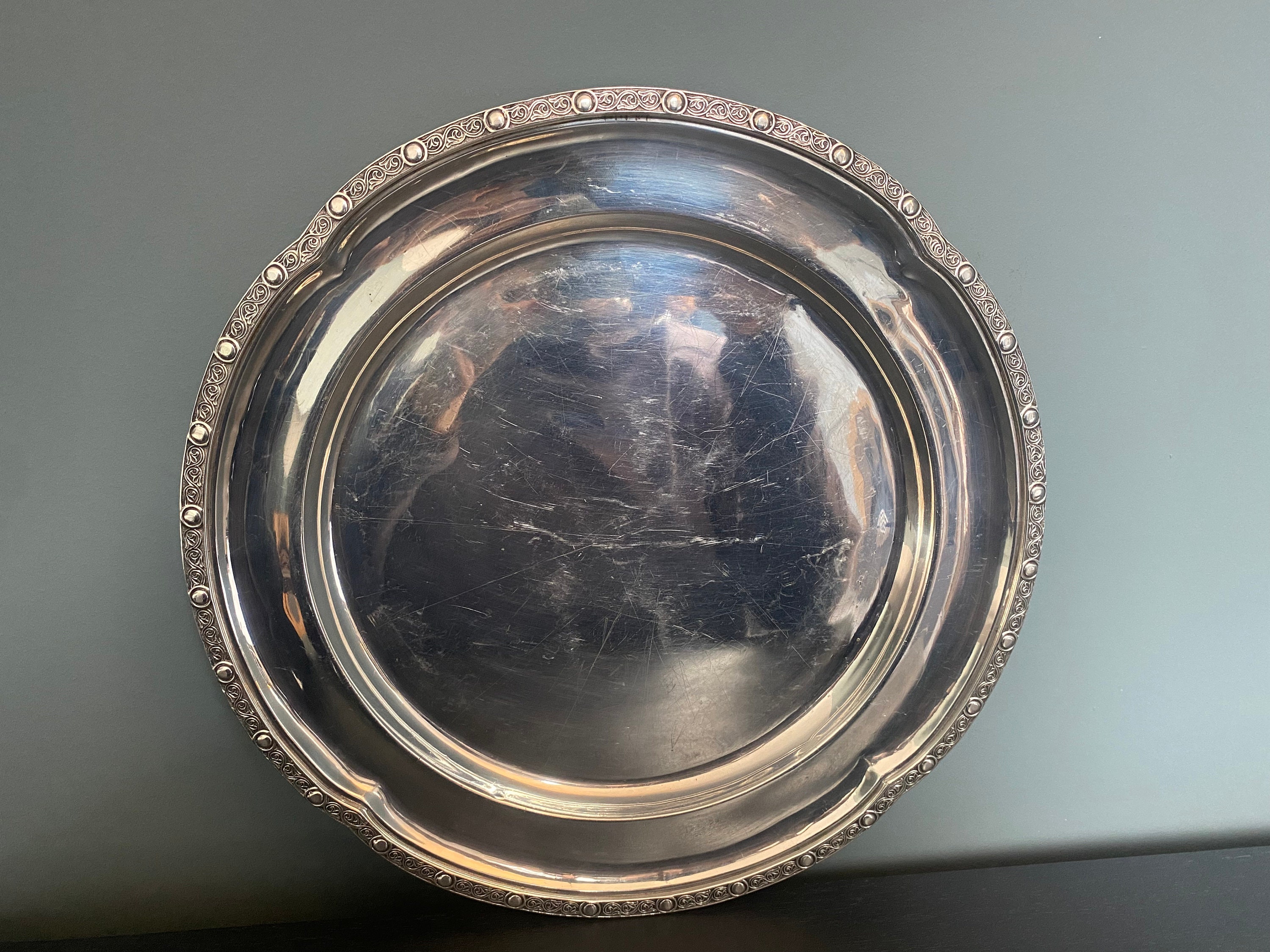 Vintage Waiters Butler Serving Tray Solid Dinner Platter - Etsy