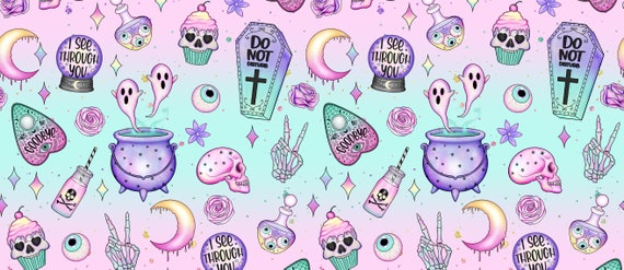 Pastel Goth Print - Etsy