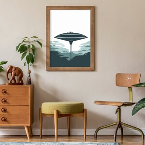 Minimalist Star Wars Inspired Prints Trilogy Series: Bespin, Coruscant ...