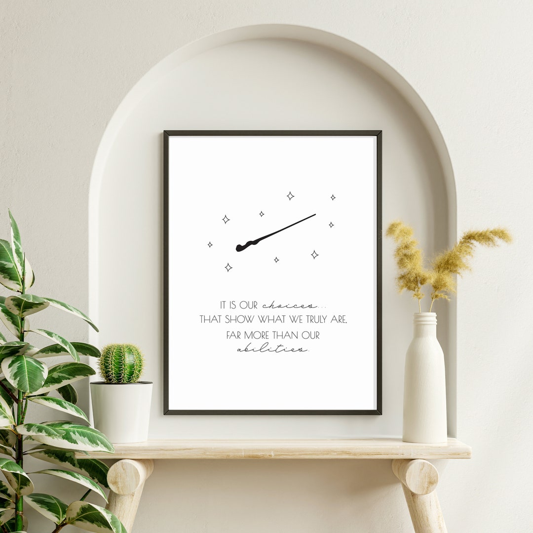 Wizard Inspired Print, Dumbledore Quote, INSTANT DOWNLOAD, Nursery Wall ...