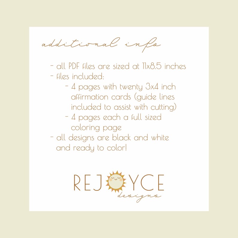 20 Positive Affirmation Cards to Color 4 Coloring Pages - Etsy