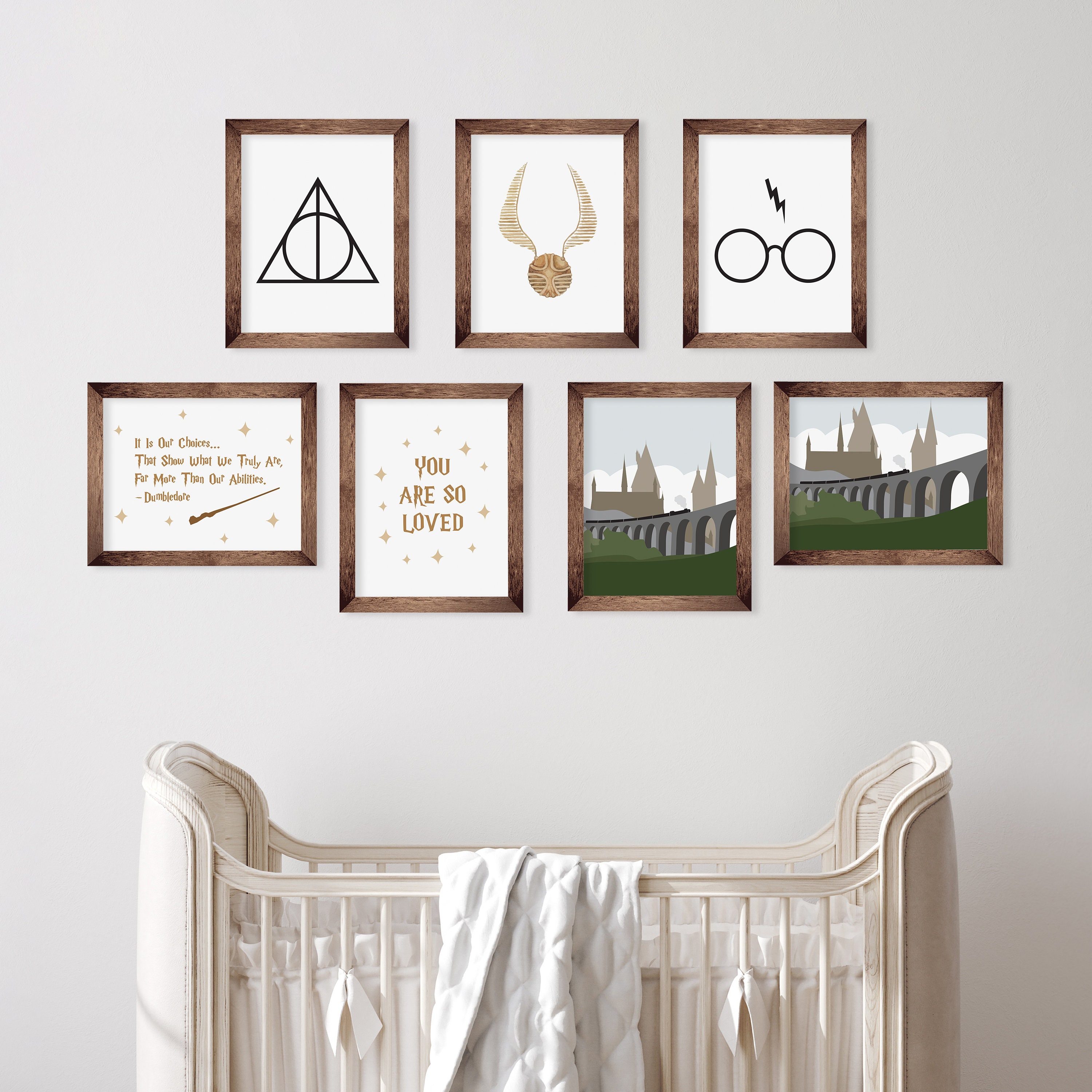 Wizard Wall Art Wizard School Decor Set for Boys Girls - Etsy