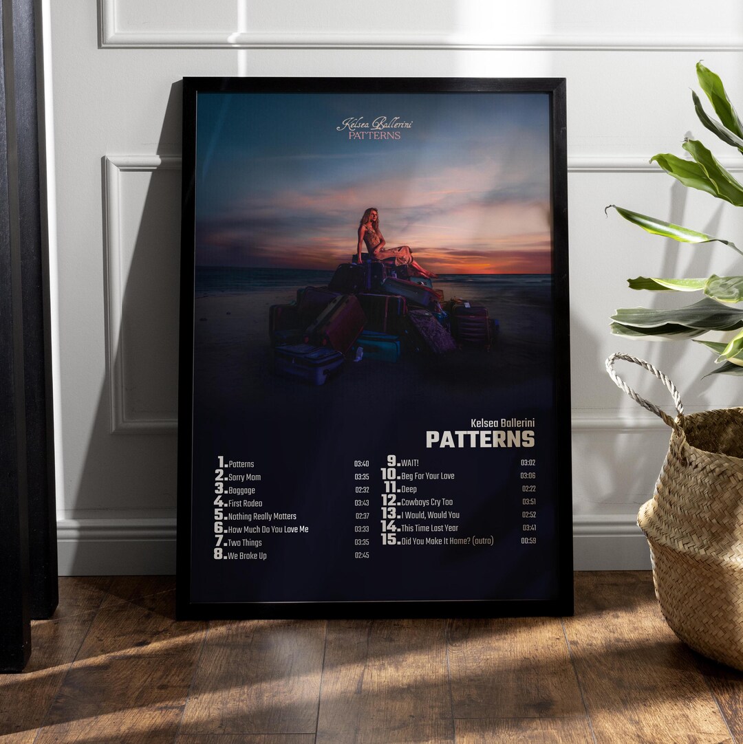 Kalsea Ballerini - Patterns Album Cover Poster - Etsy