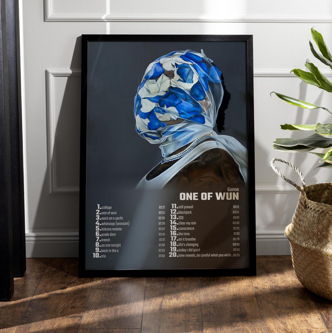 Gunna - One of Wun Album Cover Poster - Etsy
