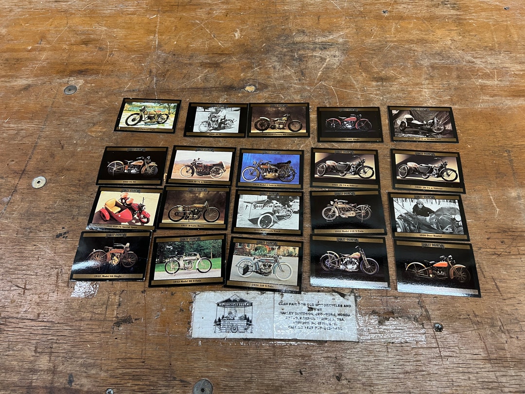 Harley-davidson Collectors Series Trading Cards!!! - Etsy