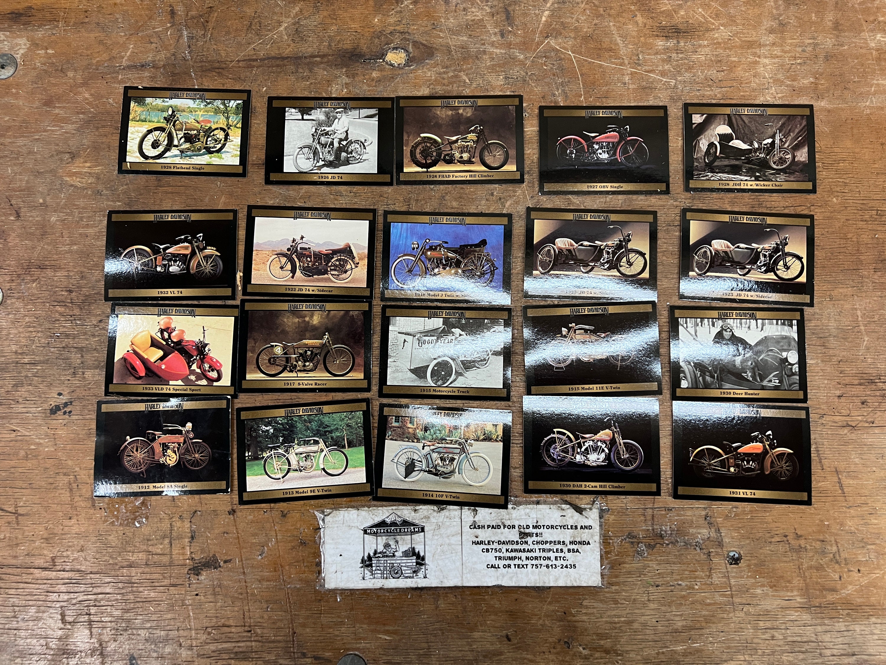 Harley-davidson Collectors Series Trading Cards!!! - Etsy