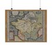 Gallia Vetvs Map Circa 1590 Showing Ancient Western Europe Premium ...