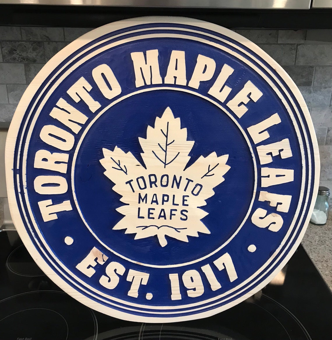 Custom Made to Order Hand Carved 20 Toronto Maple Leafs Wood - Etsy Canada