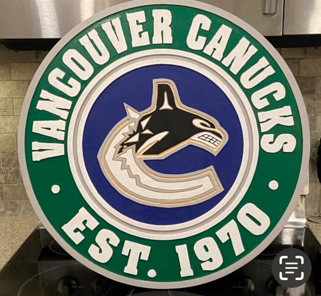 Custom Made to Order Hand Carved 20” Vancouver Canucks Wood Sign - Etsy ...