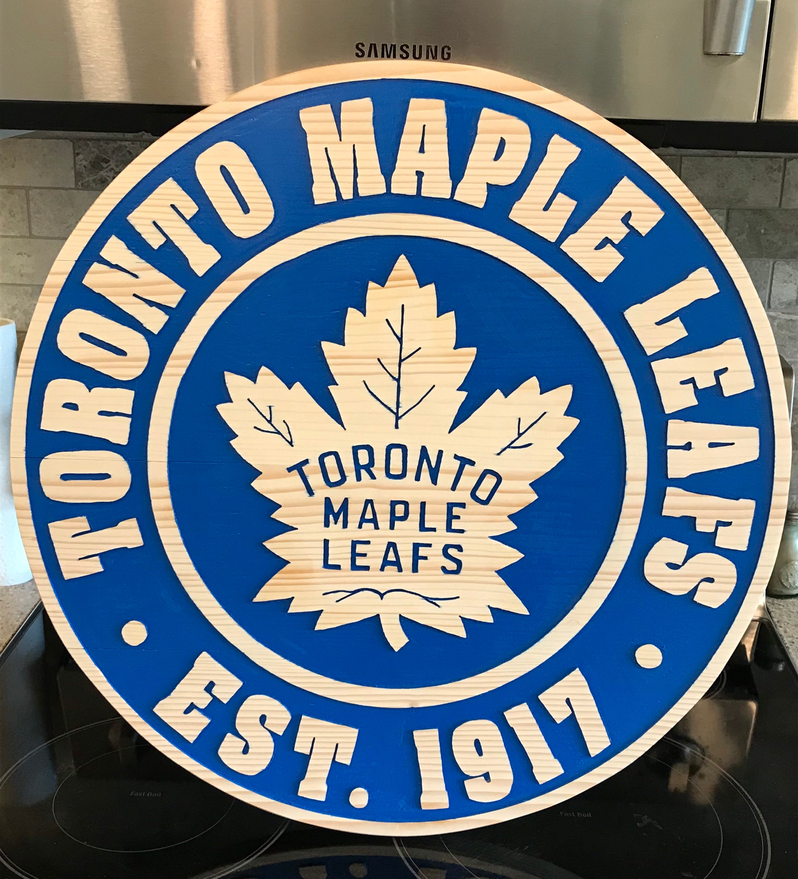 Custom Made to Order Hand Carved 20 Toronto Maple Leafs Wood - Etsy Canada