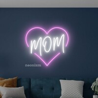 Mother Hug Baby Neon Sign Mother's Day Gift Mother's Day Gift for Mom ...