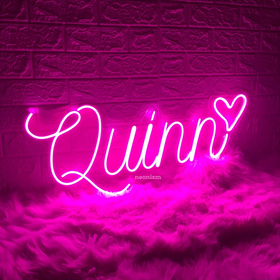 Custom Neon Sign/name Neon Sign Custom Kids Room Decor/baby Name Neon ...