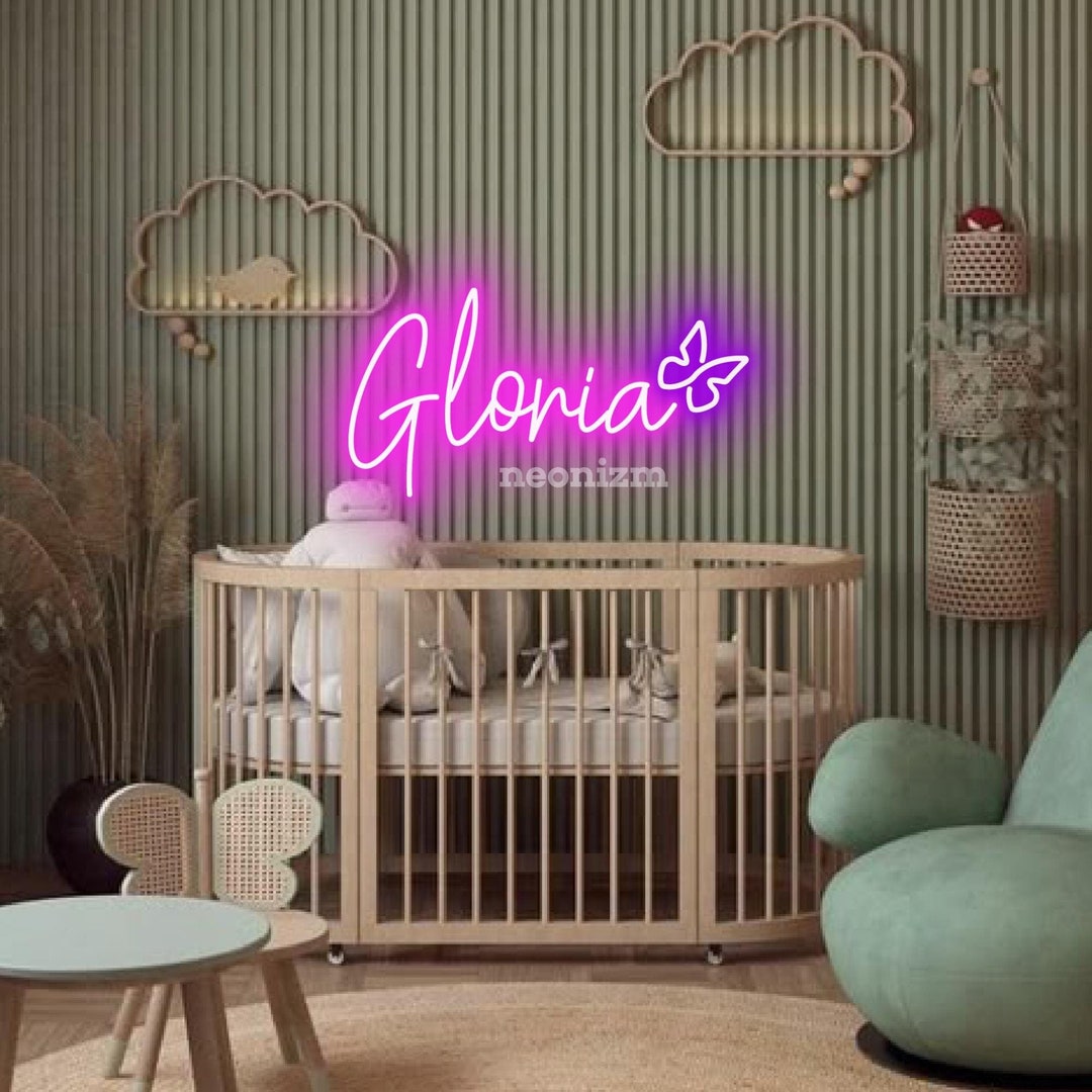 Custom Name Neon Sign for Kids / Light up Name Sign for Kids Room Decor ...